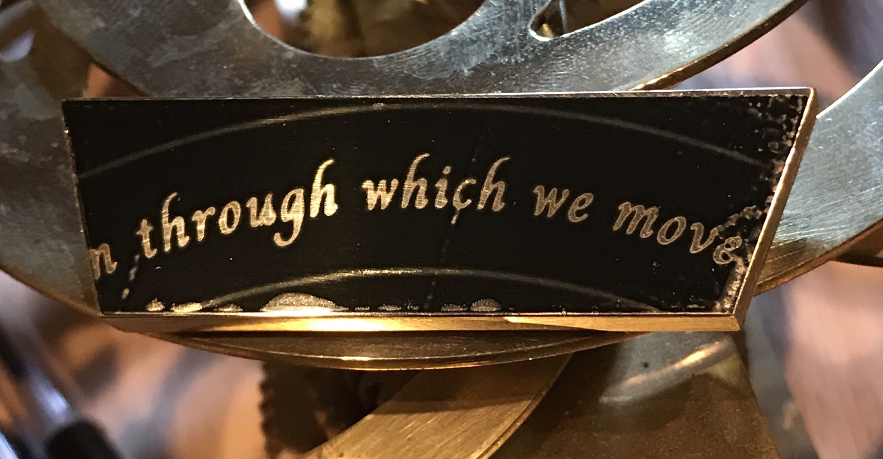 Etching the Orrery Parts