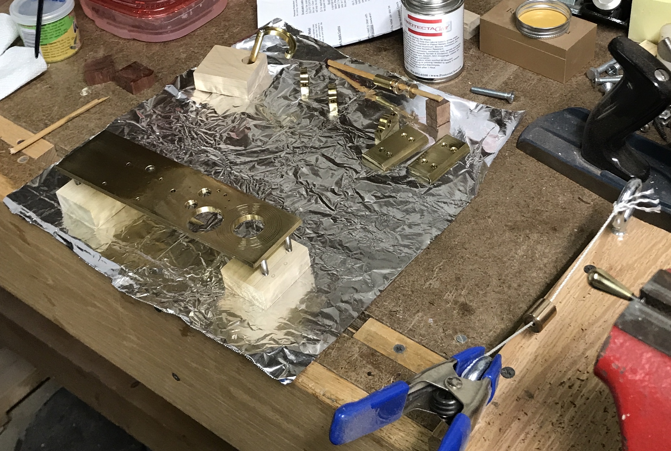 Etching the Orrery Parts