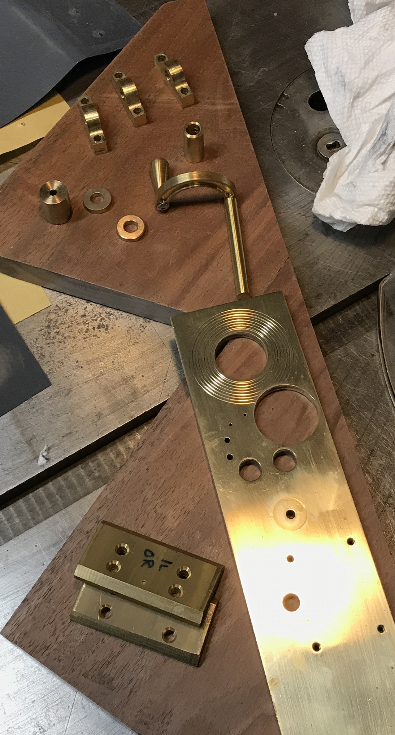 Etching the Orrery Parts